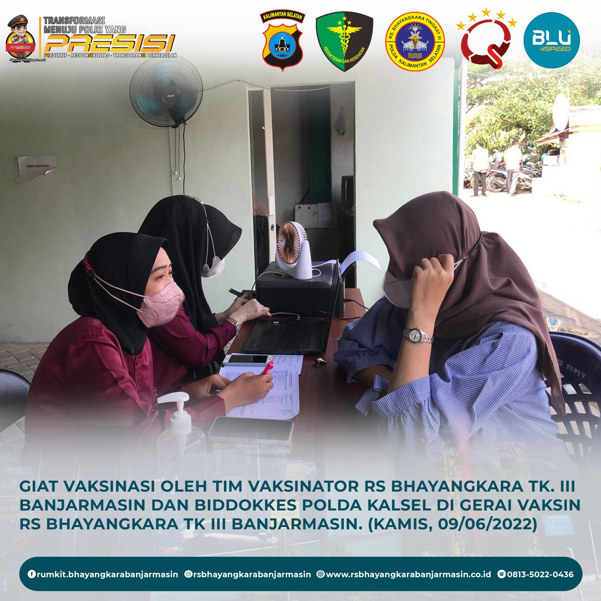 Giat Vaksinasi RS Bhayangkara Tk III Banjarmasin [09/06/2022] - RS ...