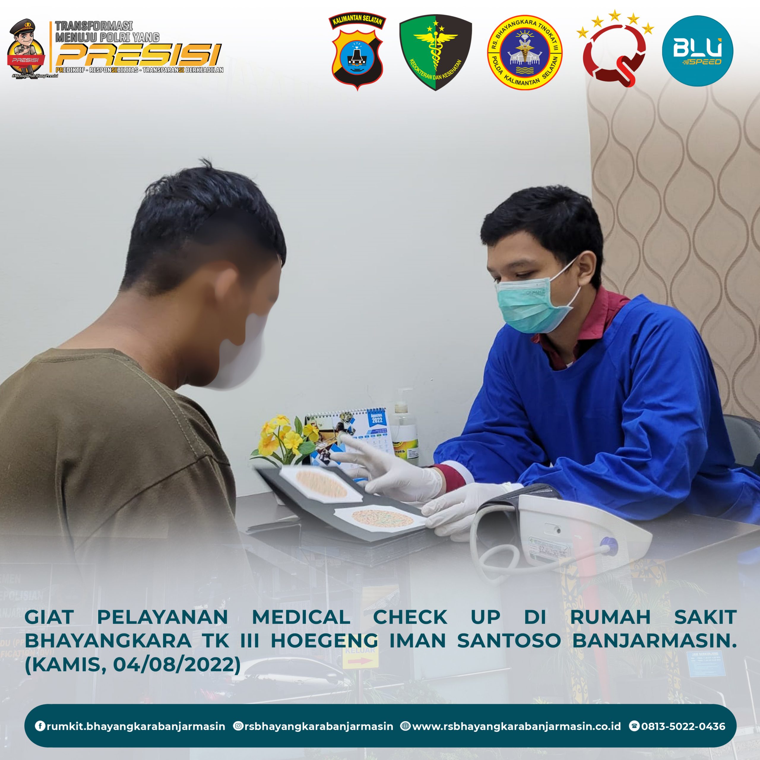 Giat dan Alur Pelayanan MCU Rumkit Bhayangkara Tk III Banjarmasin - RS ...