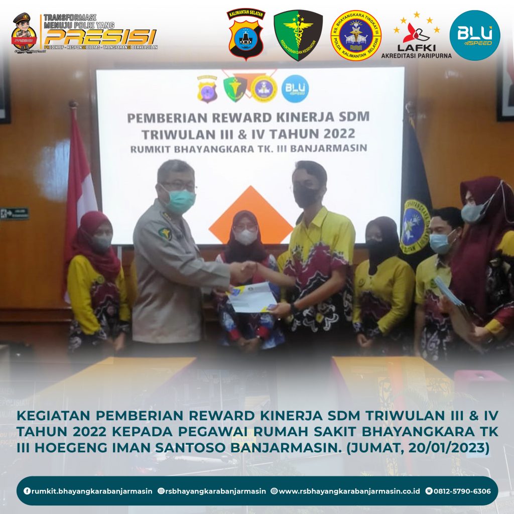 Pemberian Reward Kepada Pegawai Rumah Sakit Bhayangkara Tk III ...