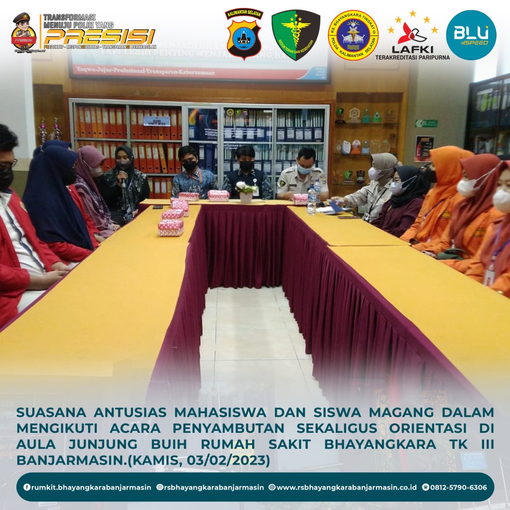 Penyambutan sekaligus Orientasi Mahasiswa dan Siswa Magang di RS ...