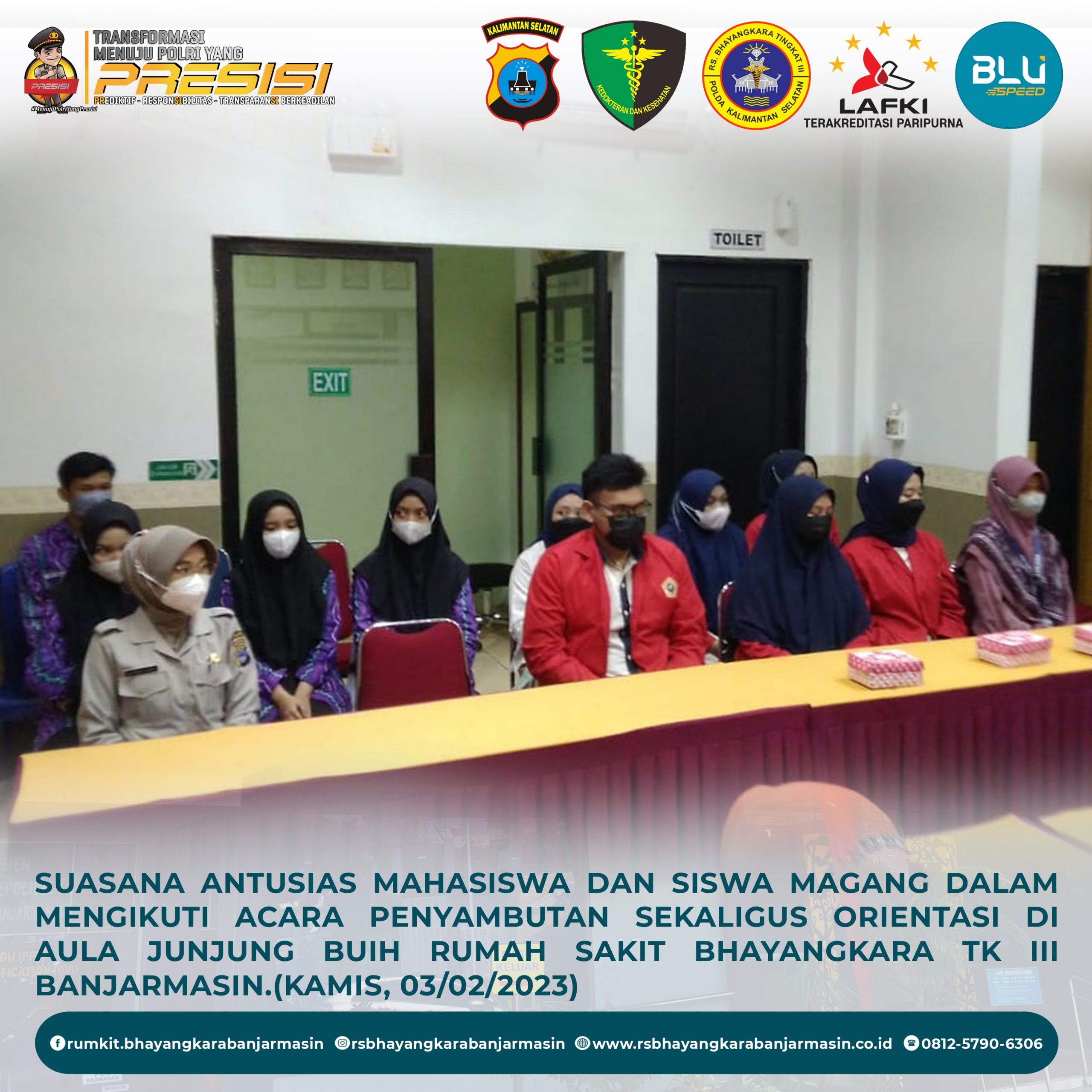 Penyambutan sekaligus Orientasi Mahasiswa dan Siswa Magang di RS ...